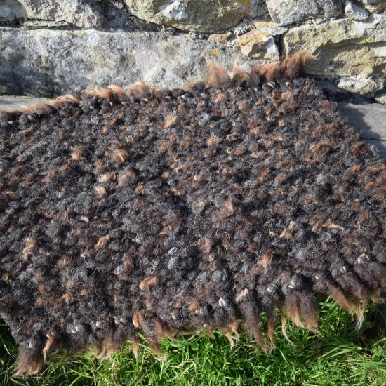 Pegloom Natural Woven Wool Rug Herdwick Handmade Vegetarian Beautiful ...