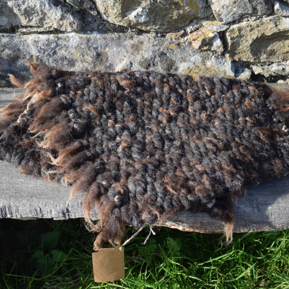 Pegloom Natural Woven Wool Rug Herdwick Handmade Vegetarian Beautiful ...