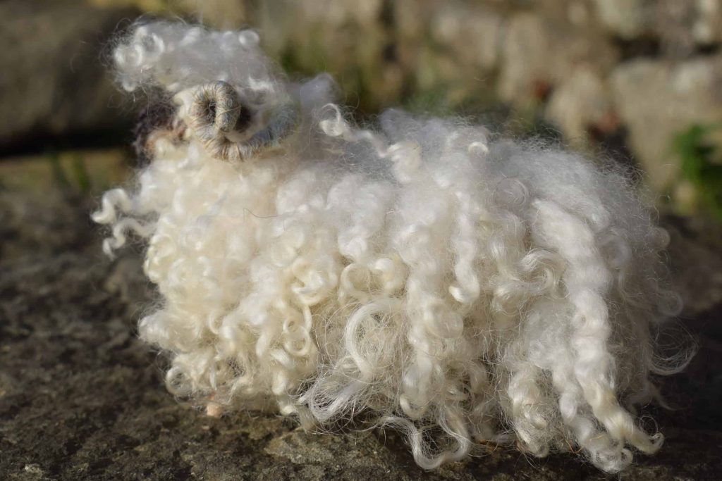 Handmade Sheep Needle Felt Wool Valais Blacknose Decoration Made in ...