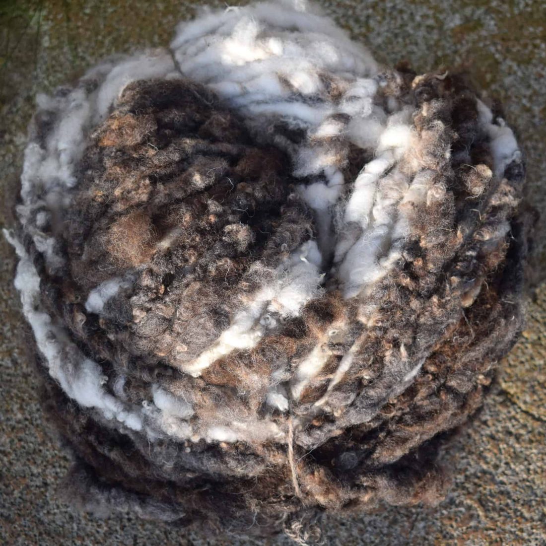 Handspun Wool Rug Yarn Weaving Super Thick Chunky Natural Undyed ...