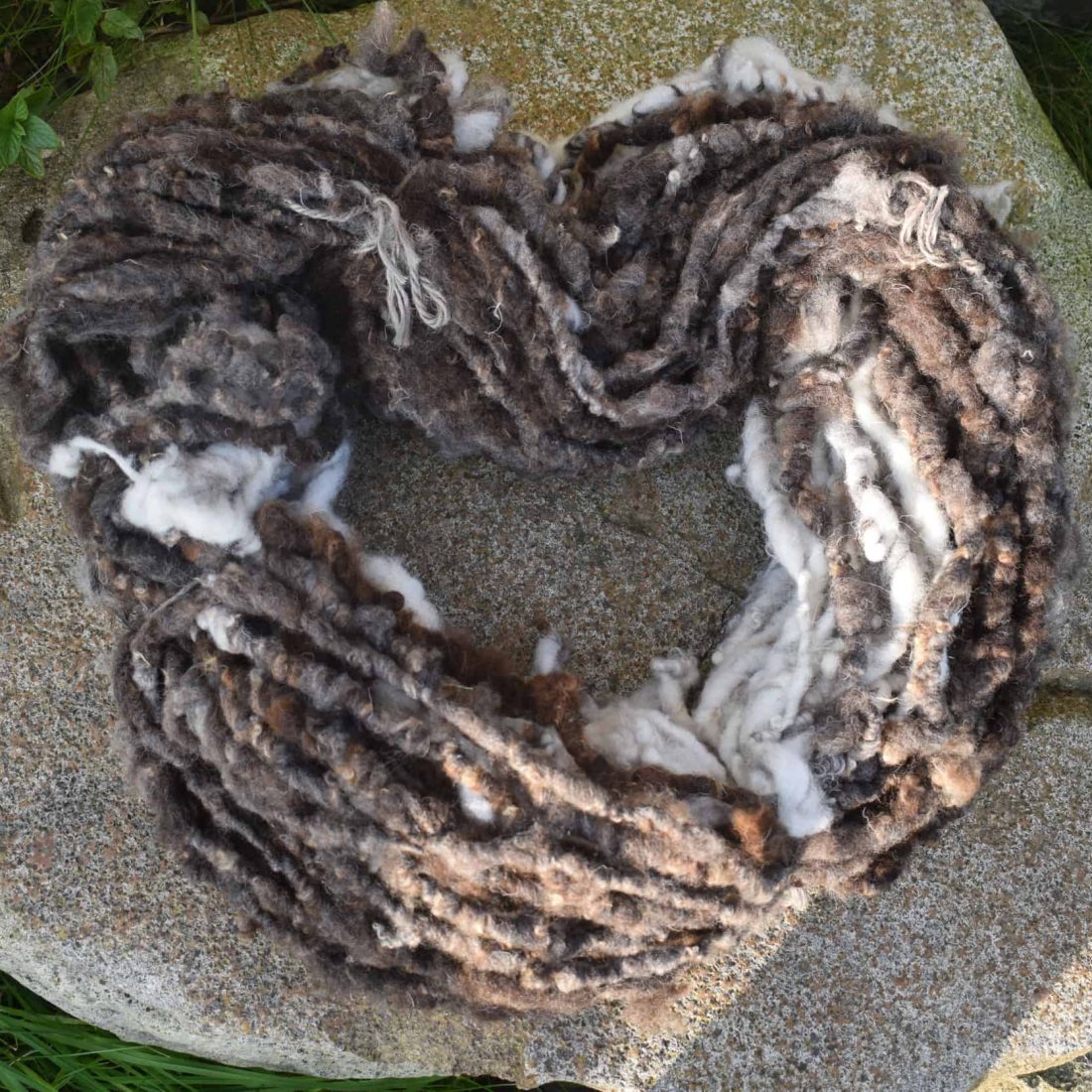 Handspun Wool Rug Yarn Weaving Super Thick Chunky Natural Undyed ...