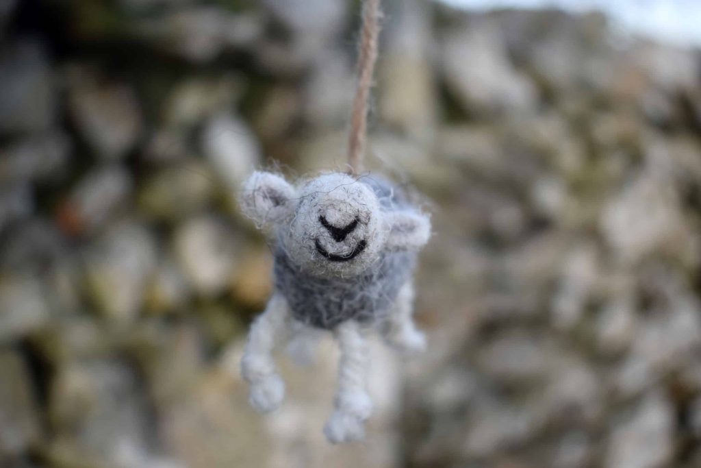 Handmade Felt Herdwick Sheep Decoration Gift Wool - Cute Natural Unique ...